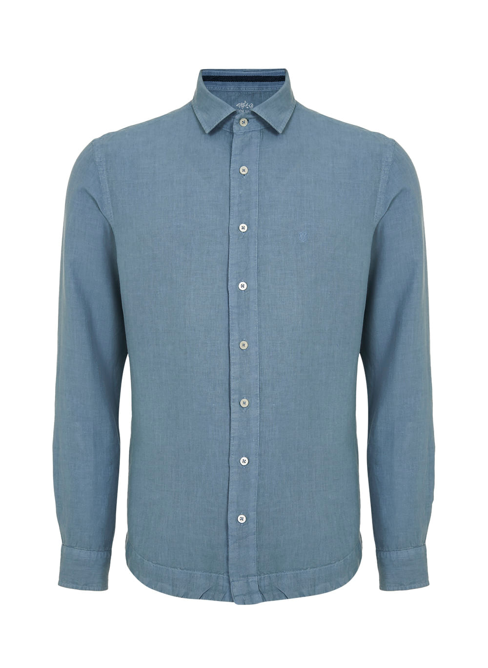 Camisa Slim Linho Garment Masculina Individual - Individual