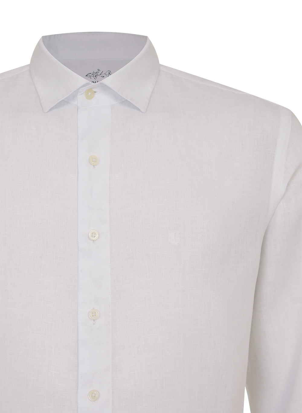 Camisa Slim Linho Garment Masculina Individual - Individual