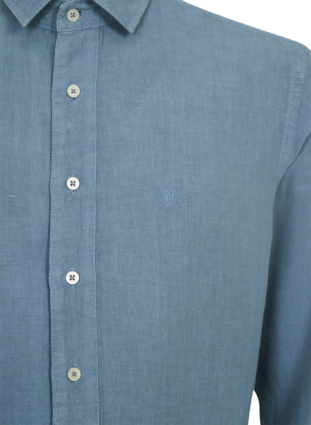 Camisa Slim Linho Garment Masculina Individual - Individual