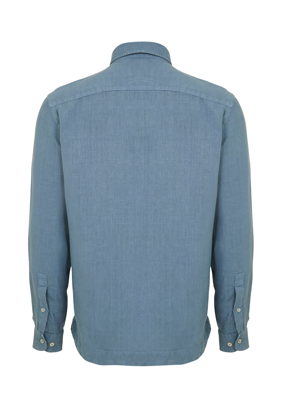 Camisa Slim Linho Garment Masculina Individual - Individual